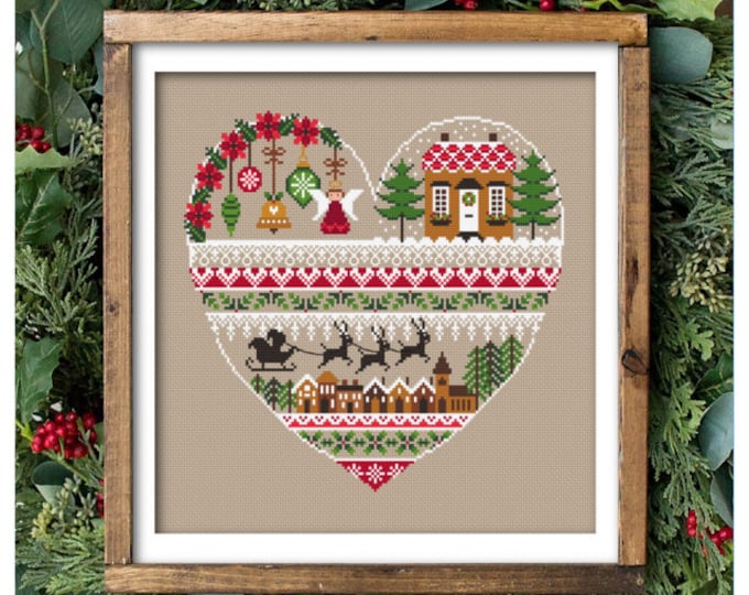 Christmas Wishes Cross Stitch Sampler FULL Kit - Etsy