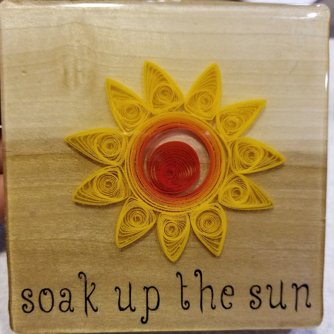 Soak up the Sun - Paper Quill - Etsy