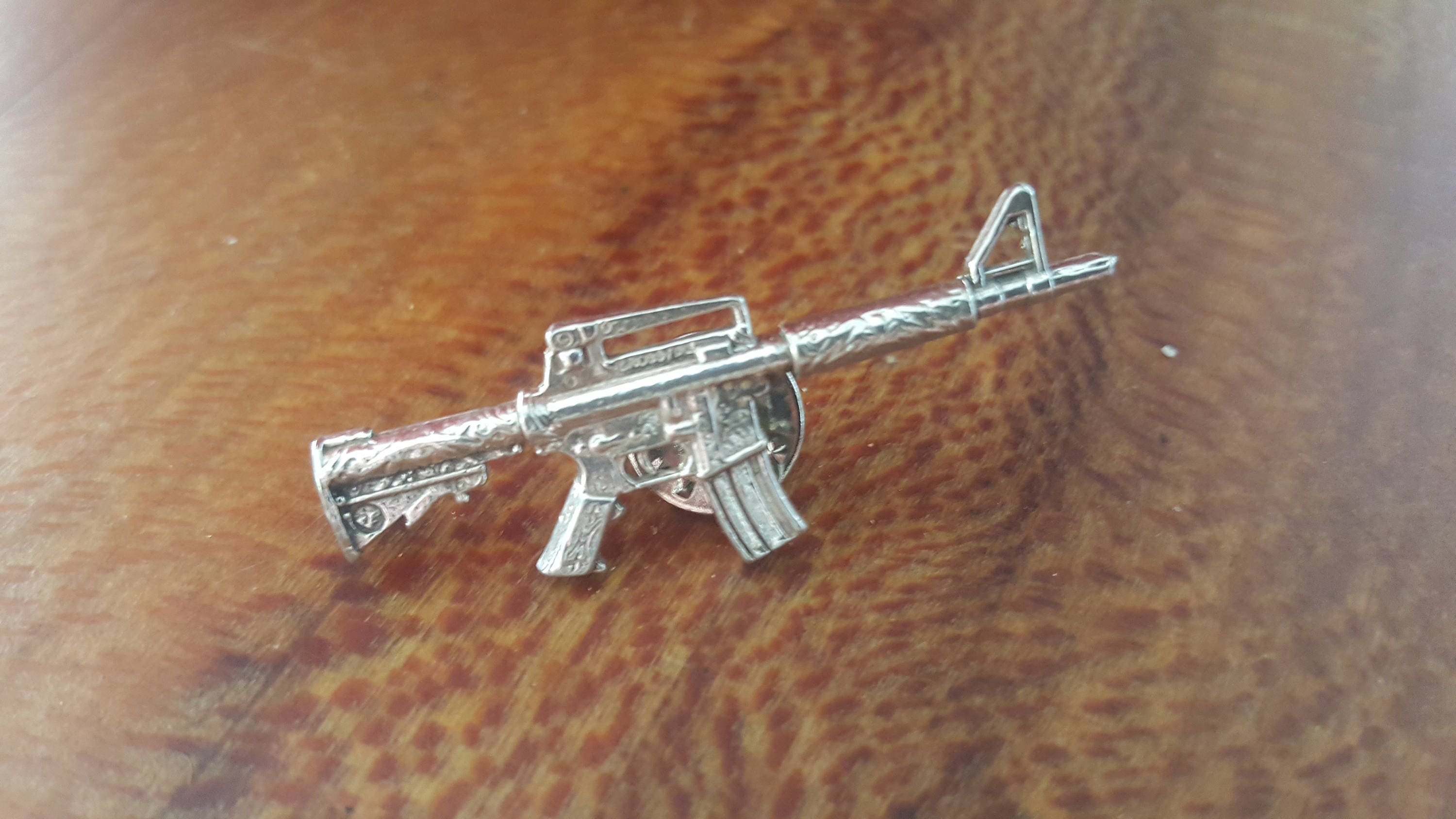 Large AR-15 Tie Tack / Hat Pin - Etsy
