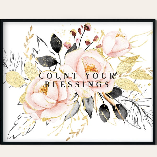 Count Your Blessings - Etsy