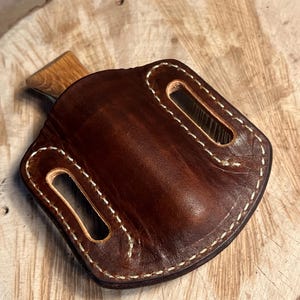 Leather Knife Sheath | Knife Case | Hand Tooled | Gift for Him - Etsy