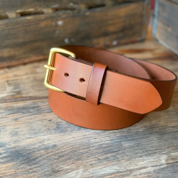 Wide Leather Belt - Etsy