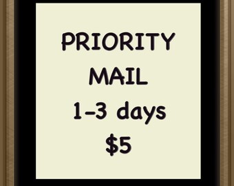 Priority Mail Upgrade Upgraded Shipping - Etsy