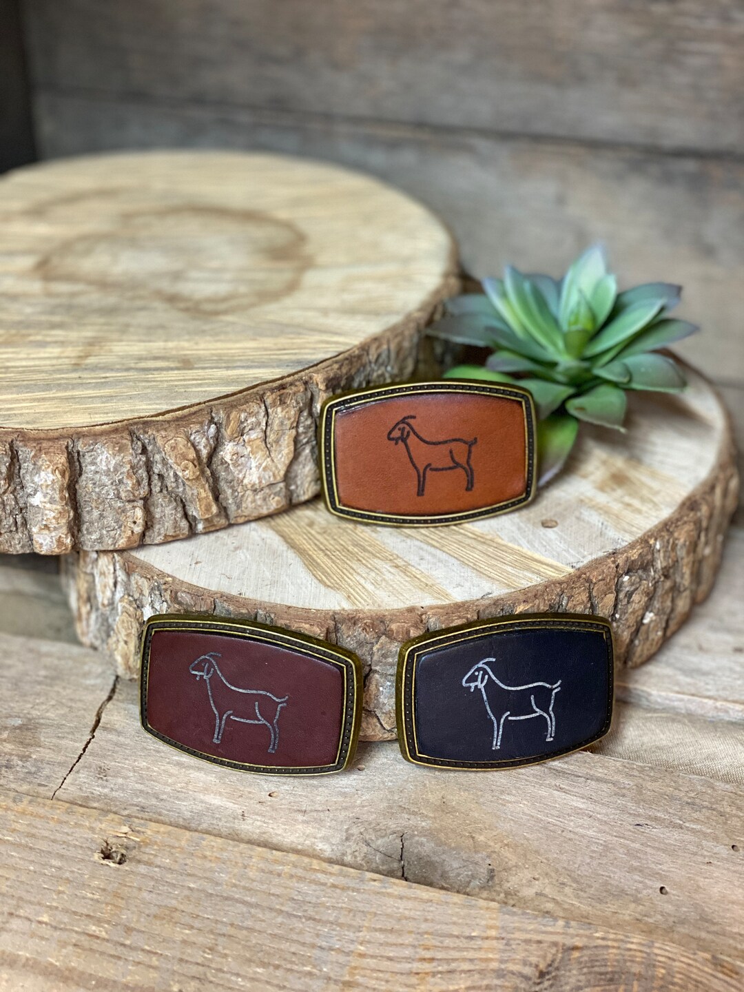 Kid’s/children’s Goat Buckle Hand-made Leather Buckle. Great Gift for ...