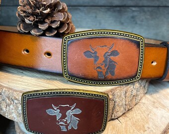 Dairy Cow Belt Buckle - Etsy