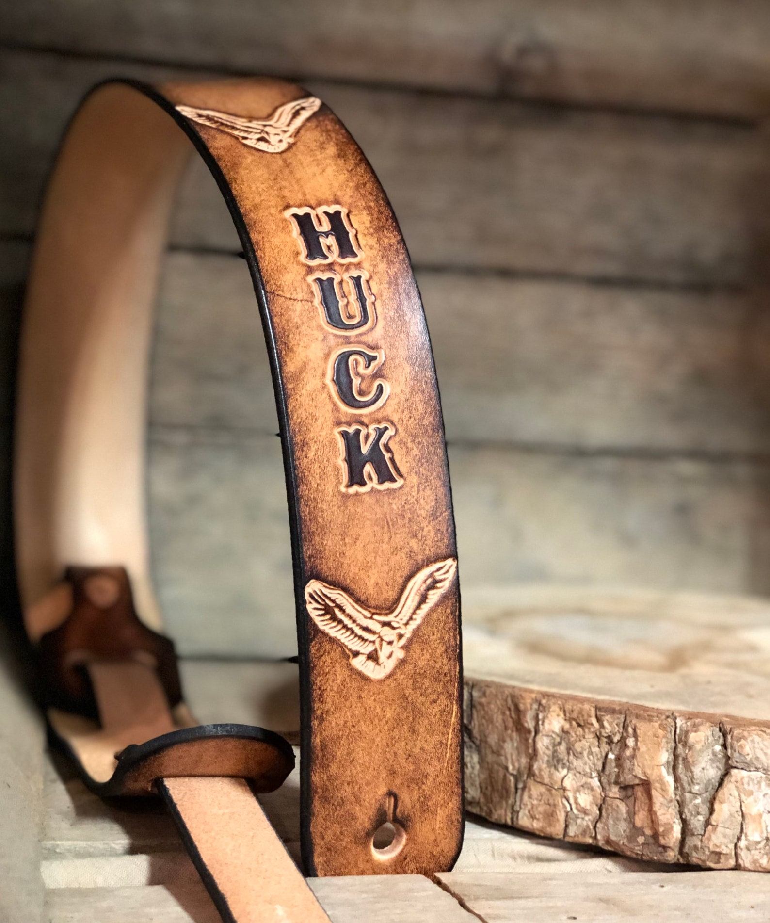 KID’S Personalized Leather Guitar Strap Customized With Your Child's ...