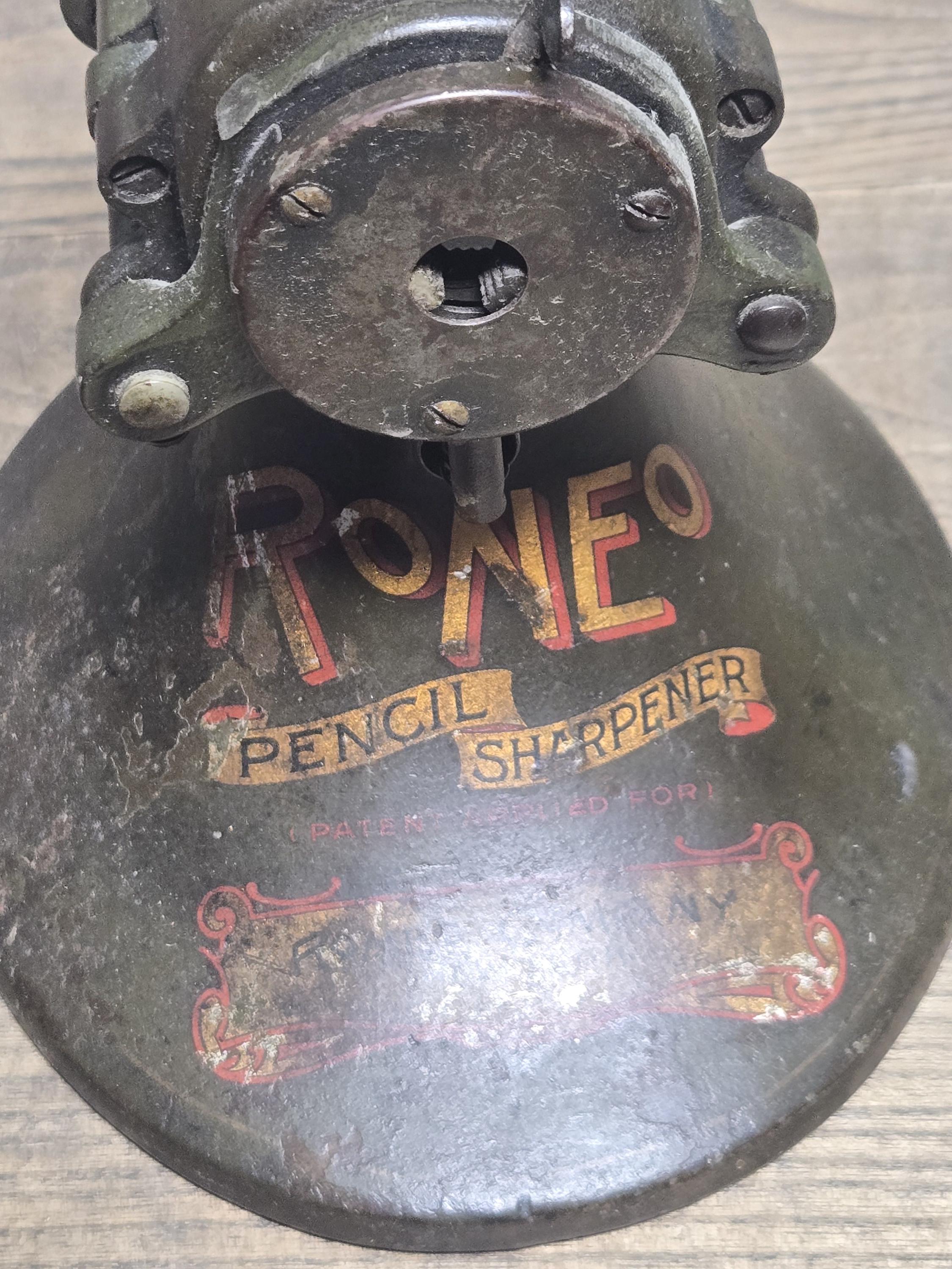 Rare Antique 1910-1913 Roneo Mushroom Heavy Desk Mount Mechanical ...