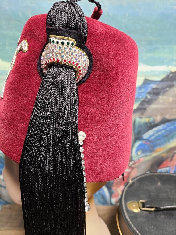 Vintage Circa 1950's 1960's Red Masonic Antioch Jewel… - Gem