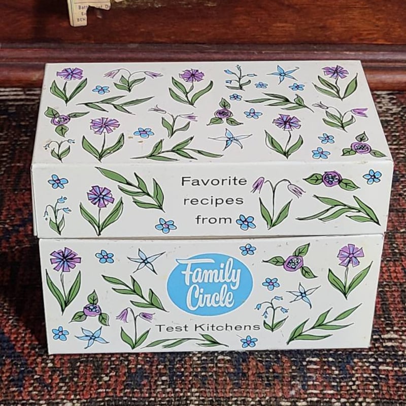 70s Recipe Box - Etsy