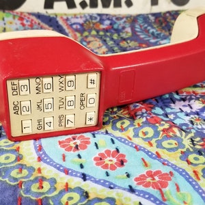 Vintage Walker Red & Tan Telephone Line Test Repair Lineman Push-button ...