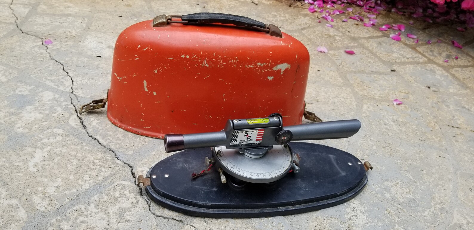 Vintage David White Instruments Surveying Transit in Case - Etsy