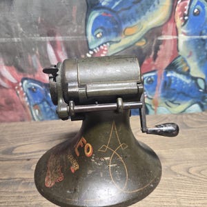 Rare Antique 1910-1913 Roneo Mushroom Heavy Desk Mount Mechanical ...