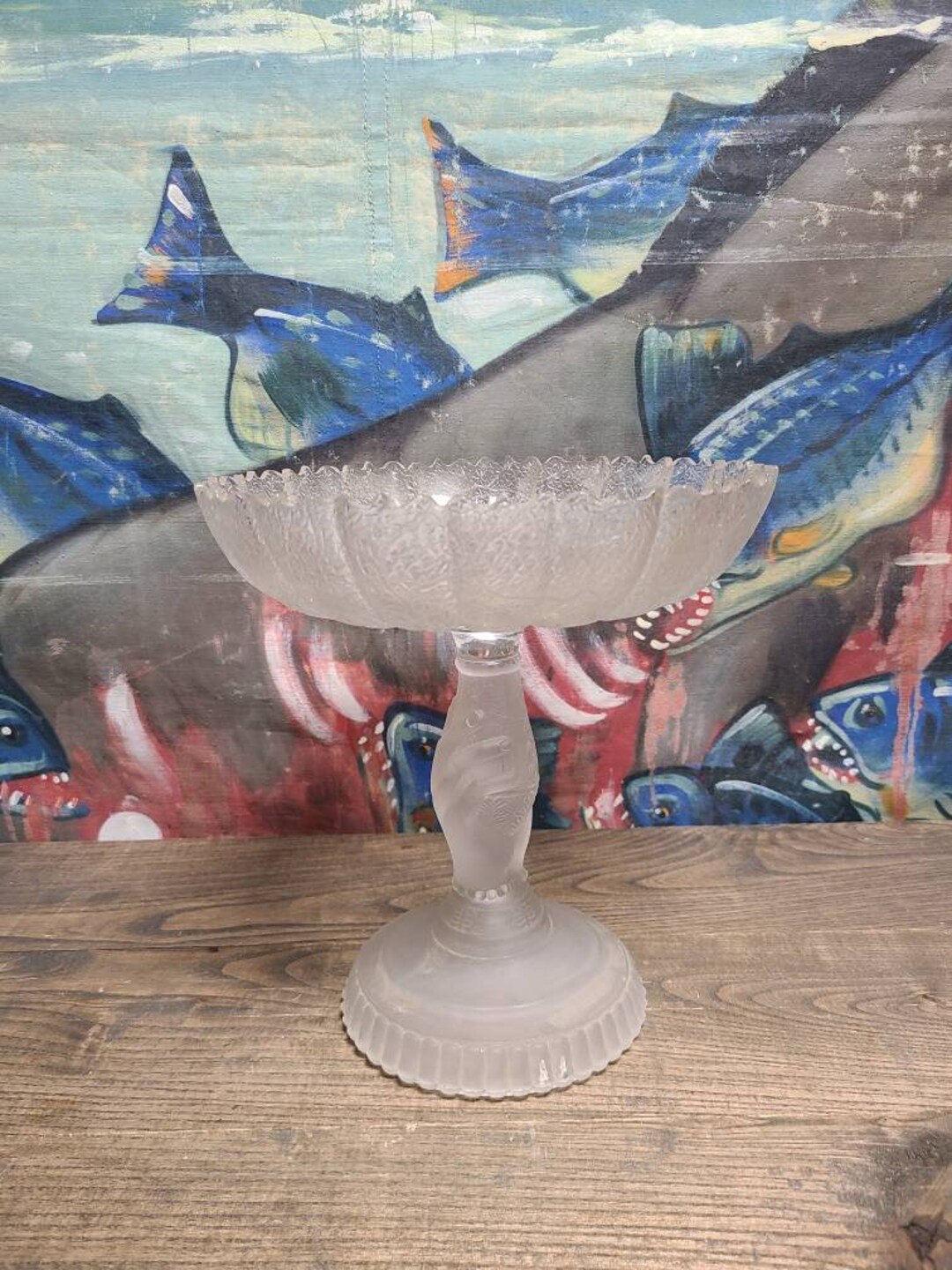 Antique 1870's Gothic Tree of Life Pedestal Base Victorian Cut Glass ...