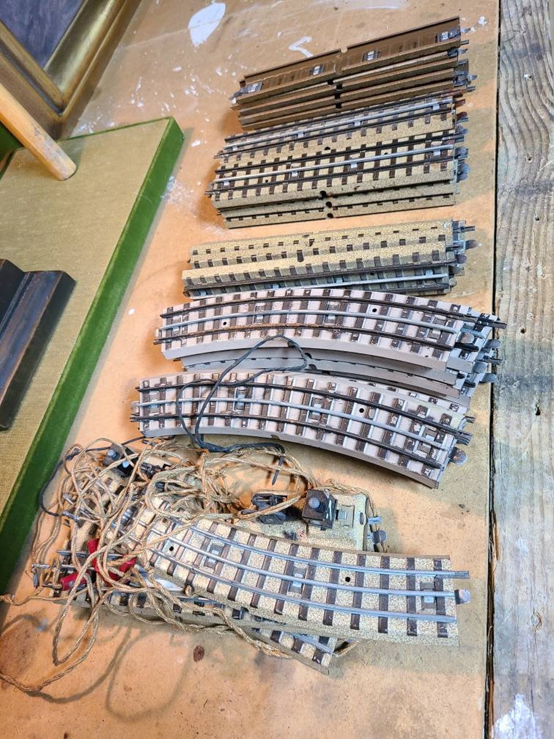 Antique Marklin Mitropa Toy Train Tracks German Locomotive Rail 1940's ...