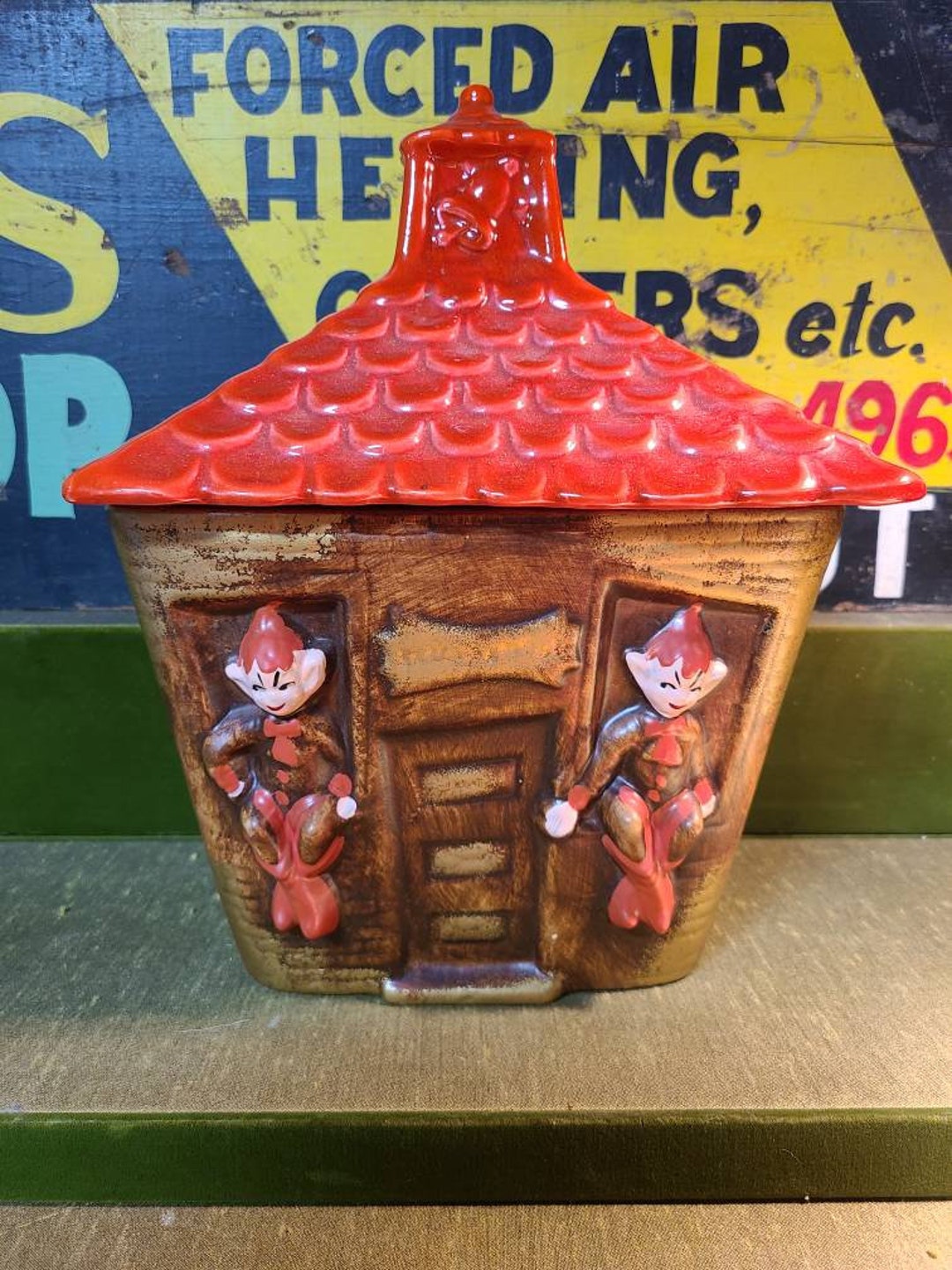 Vintage 1970's Ceramic Large Gilner Hand-painted - Etsy