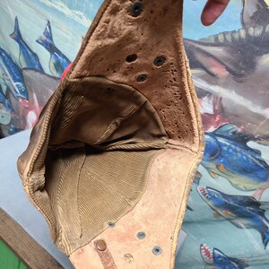 Antique WWII Era Tan Soft Leather Aviators Flying Cap With 6" Strap - Etsy