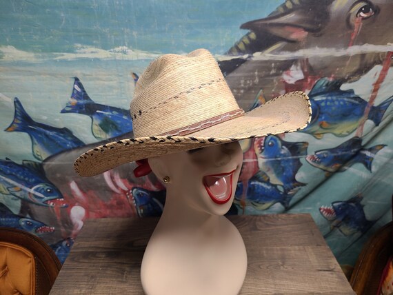 Vintage 1970's Legitimo SAhuayo #57 Mexico Straw Cowb… - Gem