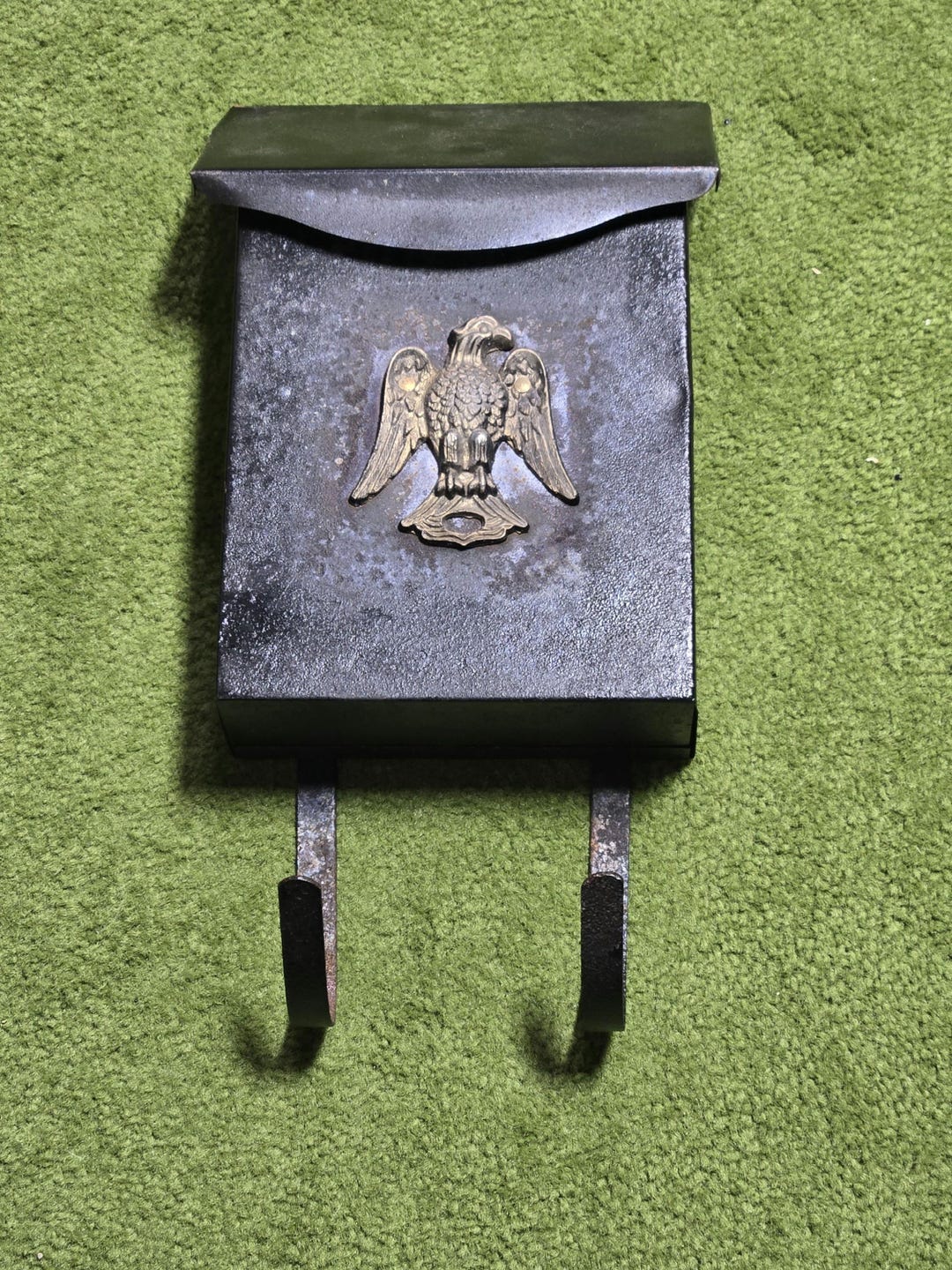 Very Cute Vintage Wall Mounted Metal US Mail Letter Eagle Mailbox ...