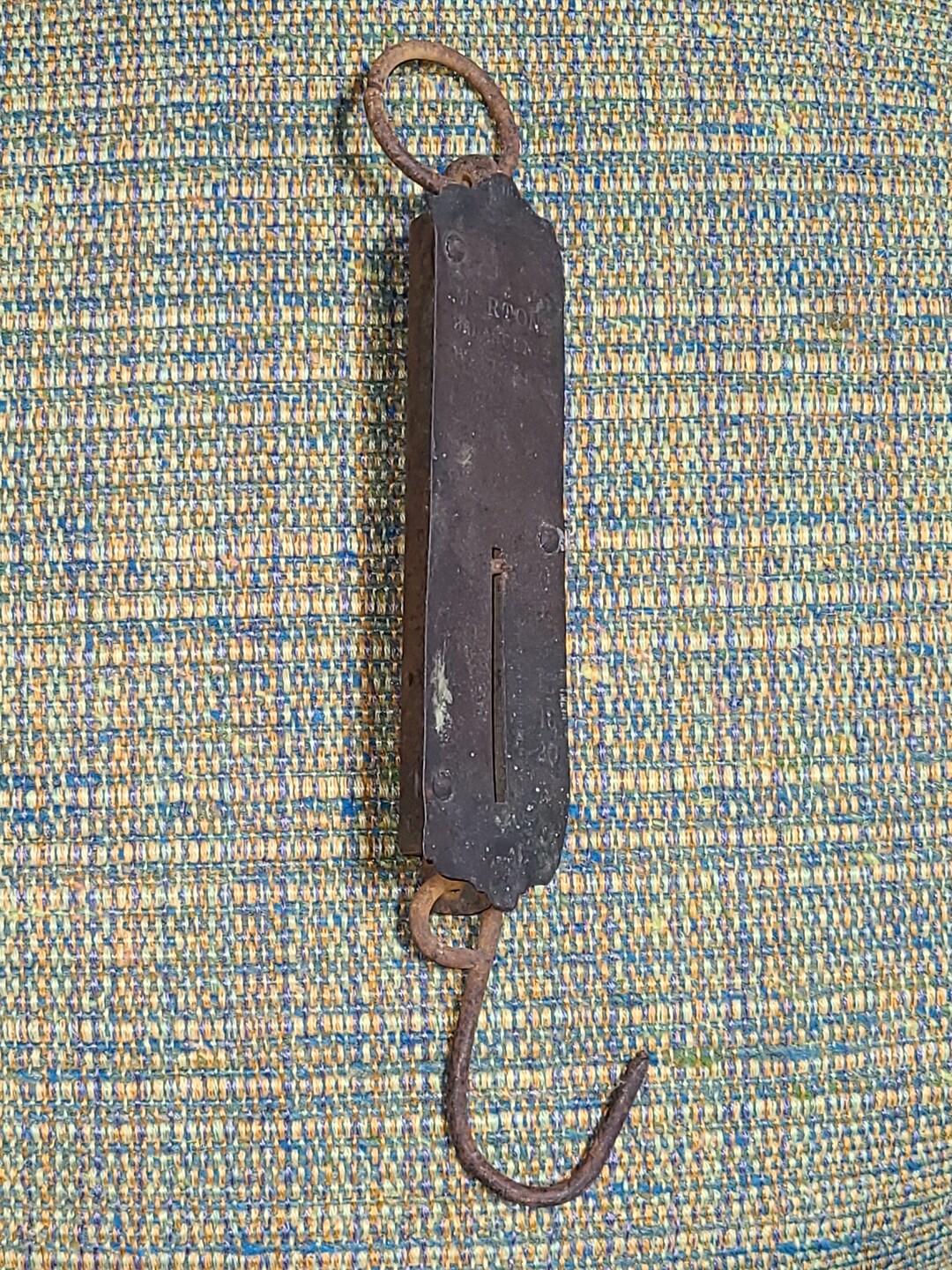 Antique Brass Mortons Spring Balance Market 24 Lb Scale 1890's Needs a ...