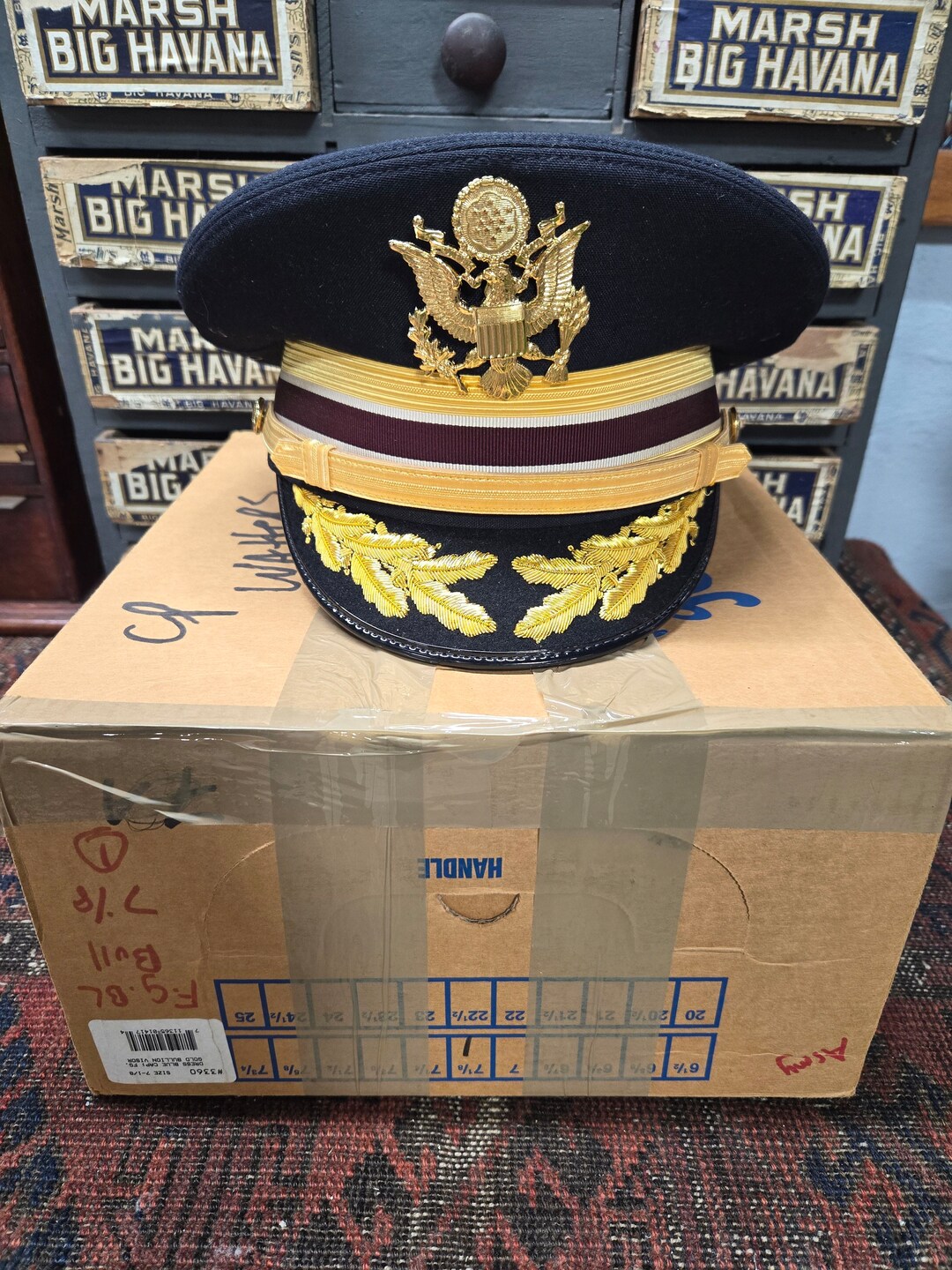 Vintage Original United States Army Medical Corps Colonel Kingform Cap ...