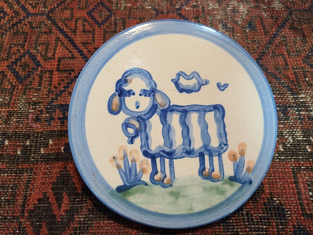 Beautiful Vintage Handmade Studio Art Pottery M A Hadley Pottery Lamb ...