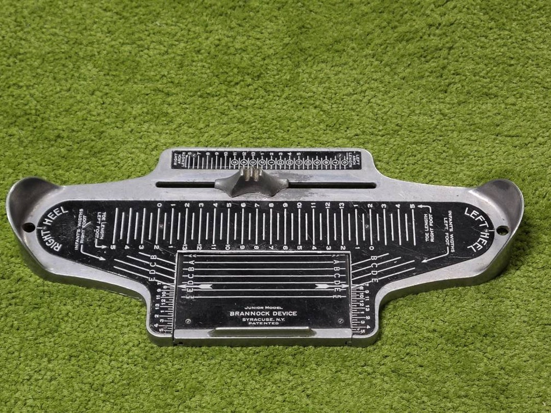 Unique Vintage the Brannock Device Syracuse NY Junior Model Foot Sizer ...