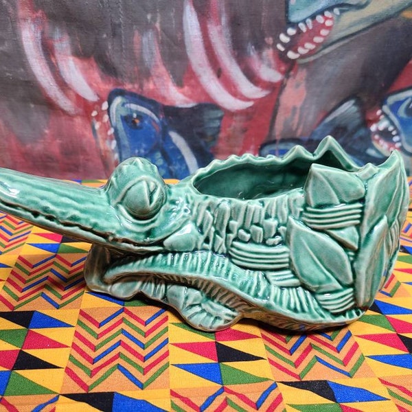 Alligator Planter - Etsy