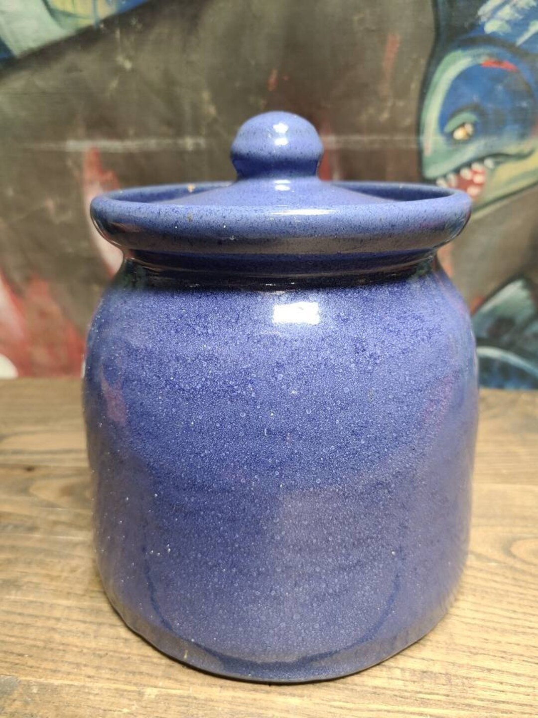 Vintage Beautiful Blue Glazed Bybee Primitive Kentucky Pottery - Etsy