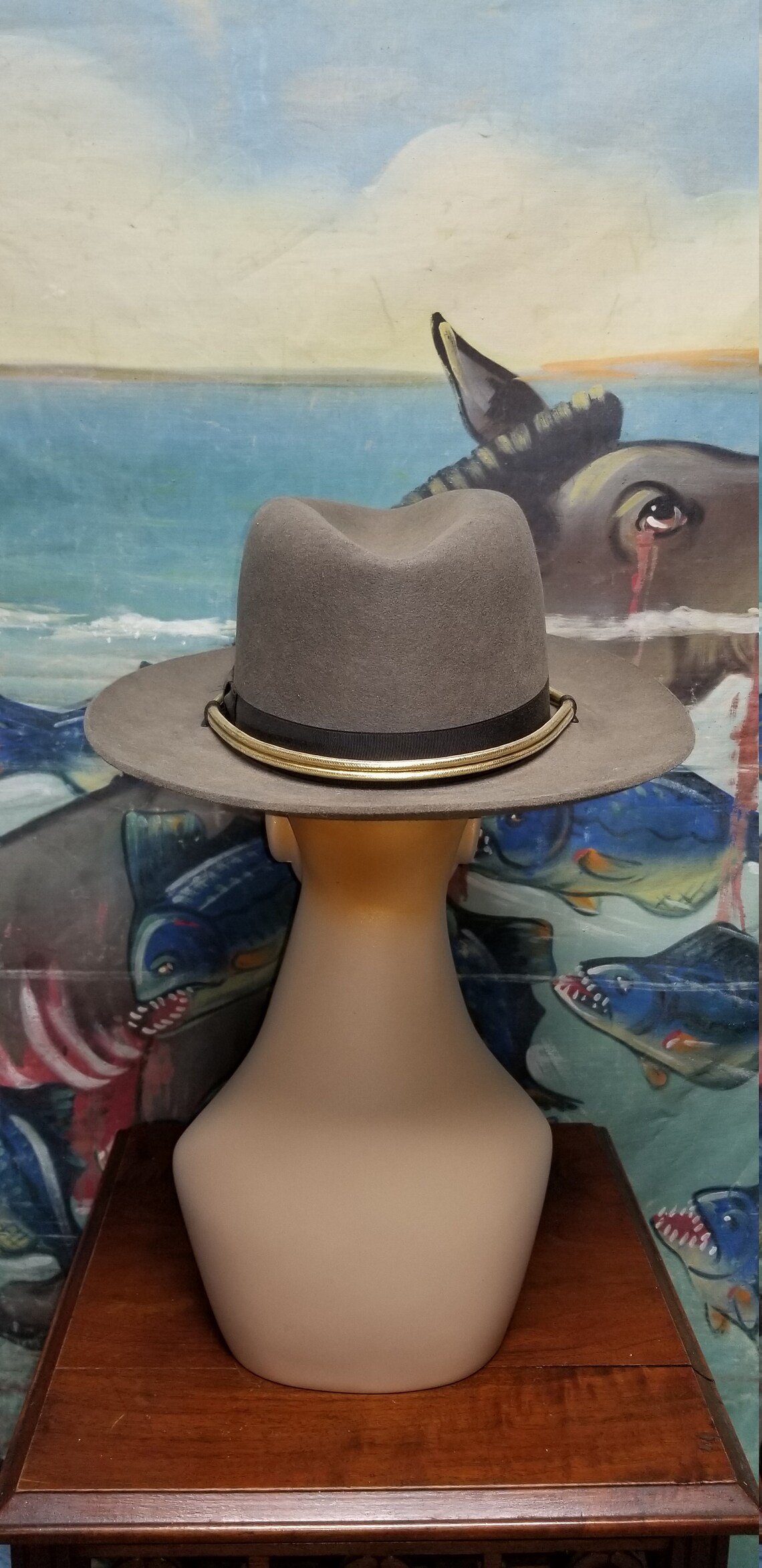 Vintage Grey Felt Stratton State Trooper Sheriff's Deputy - Etsy