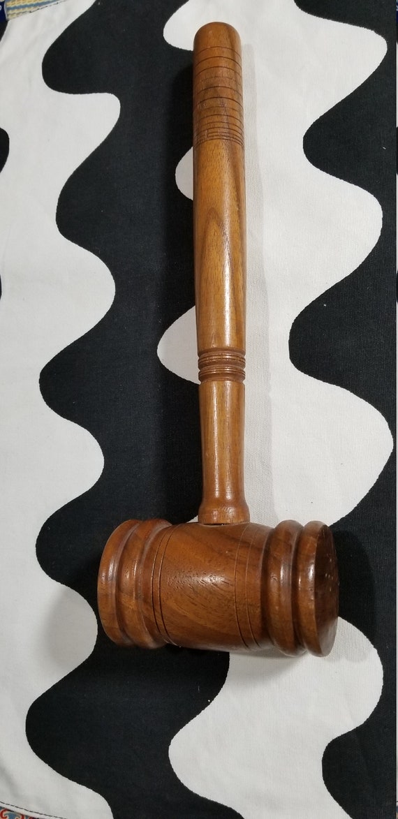 Antique Judges Courtroom Wooden Mallett or Gavel | Etsy