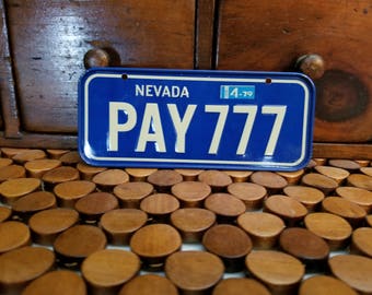 Vintage 1979 Mini Automobile Tin License Plate Maryland MD | Etsy