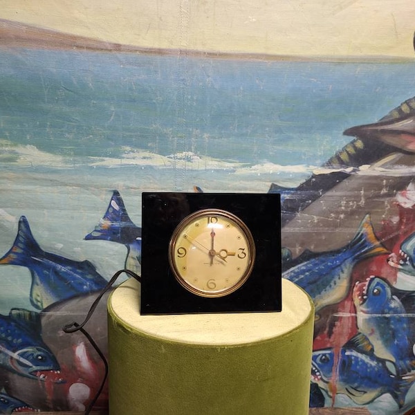 Mcm Desk Clock - Etsy