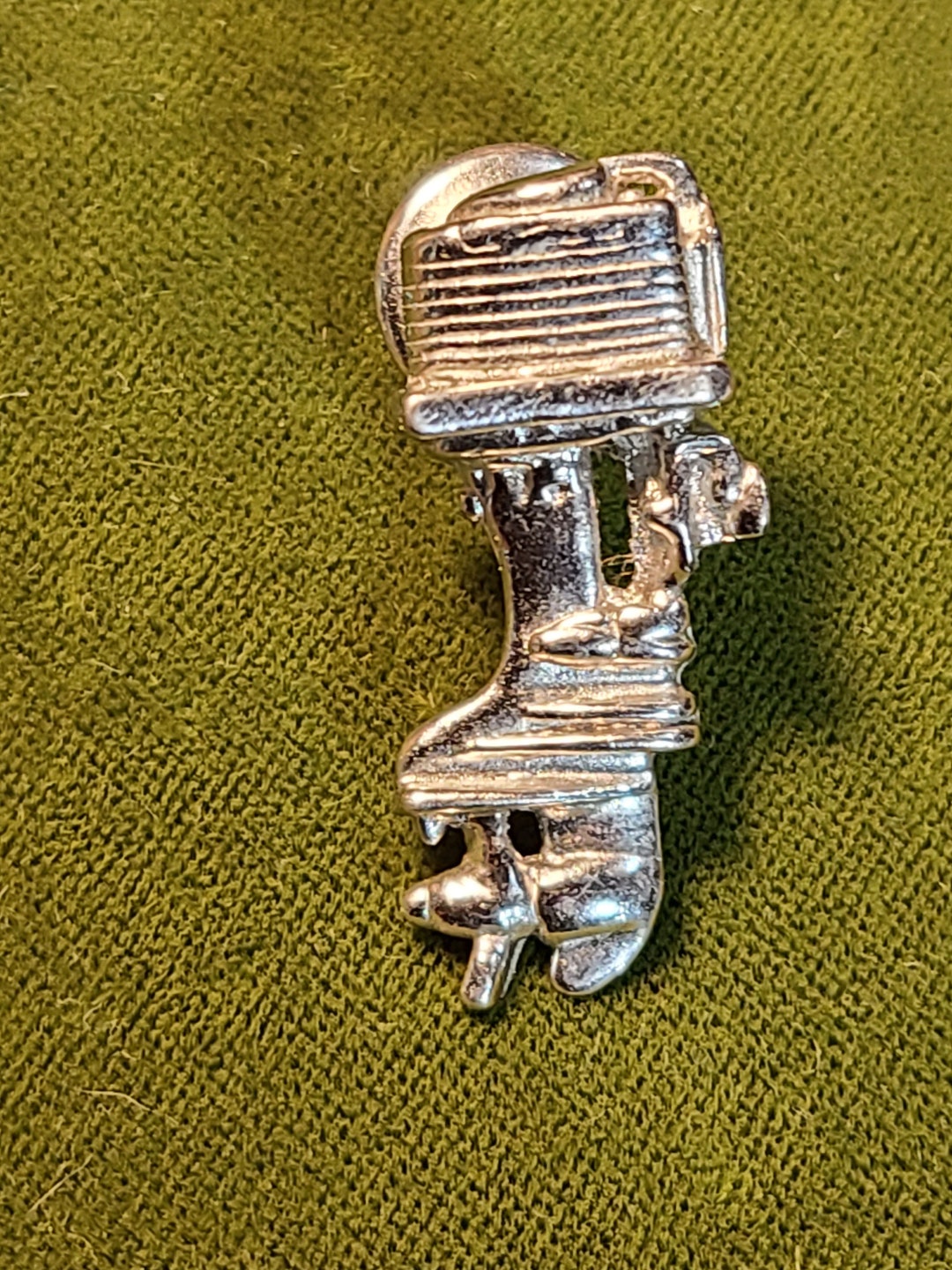Antique Outboard Boat Motor Tie Tack or Lapel Pin - Etsy