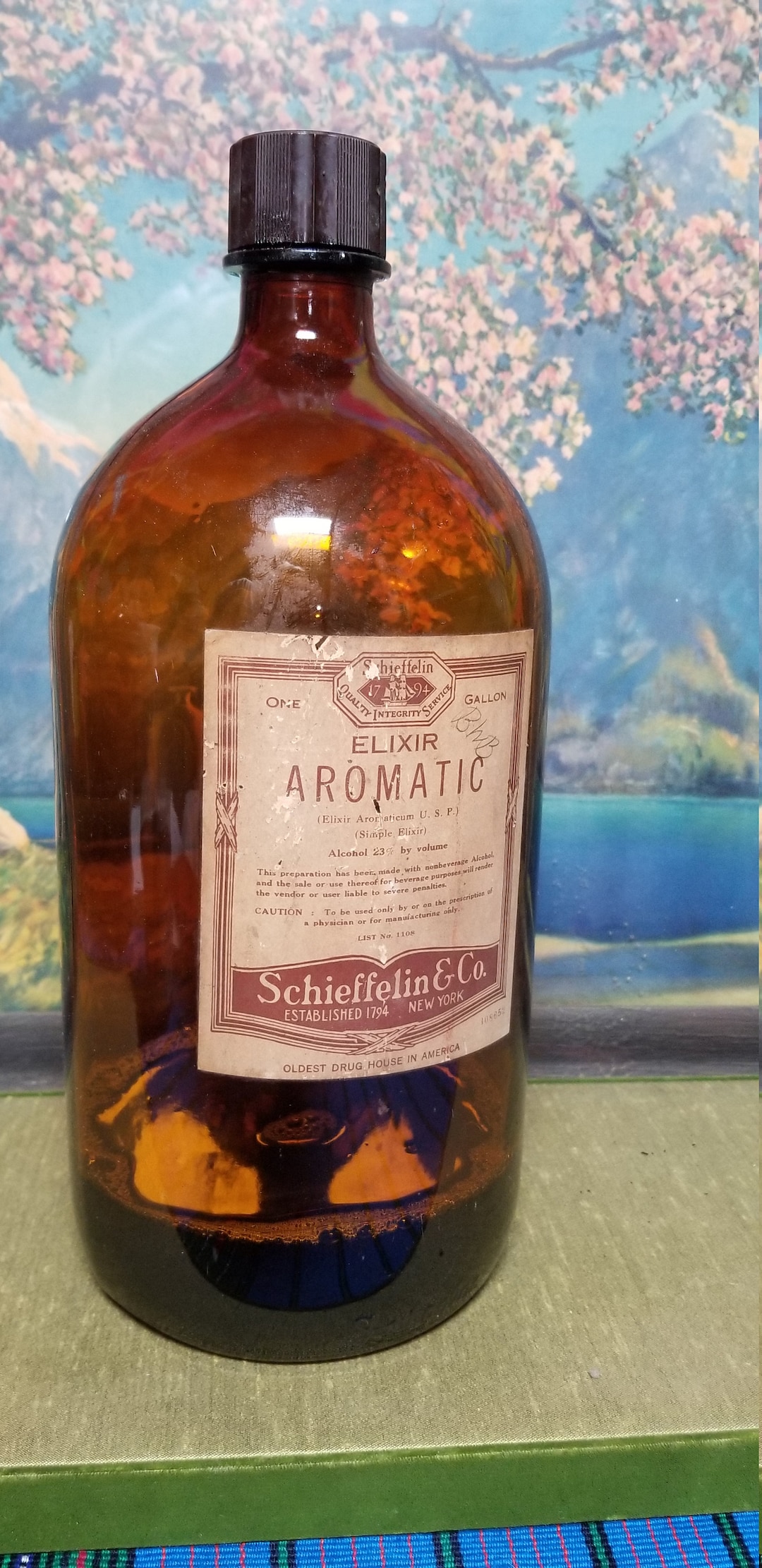 Circa 1800's Brown Pharmacists Apothecary Druggist Chemists Schieffelin ...