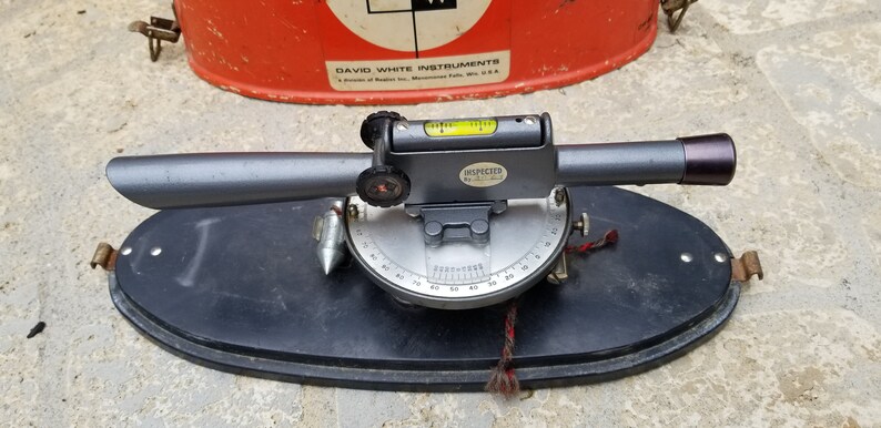 Vintage David White Instruments Surveying Transit in Case | Etsy