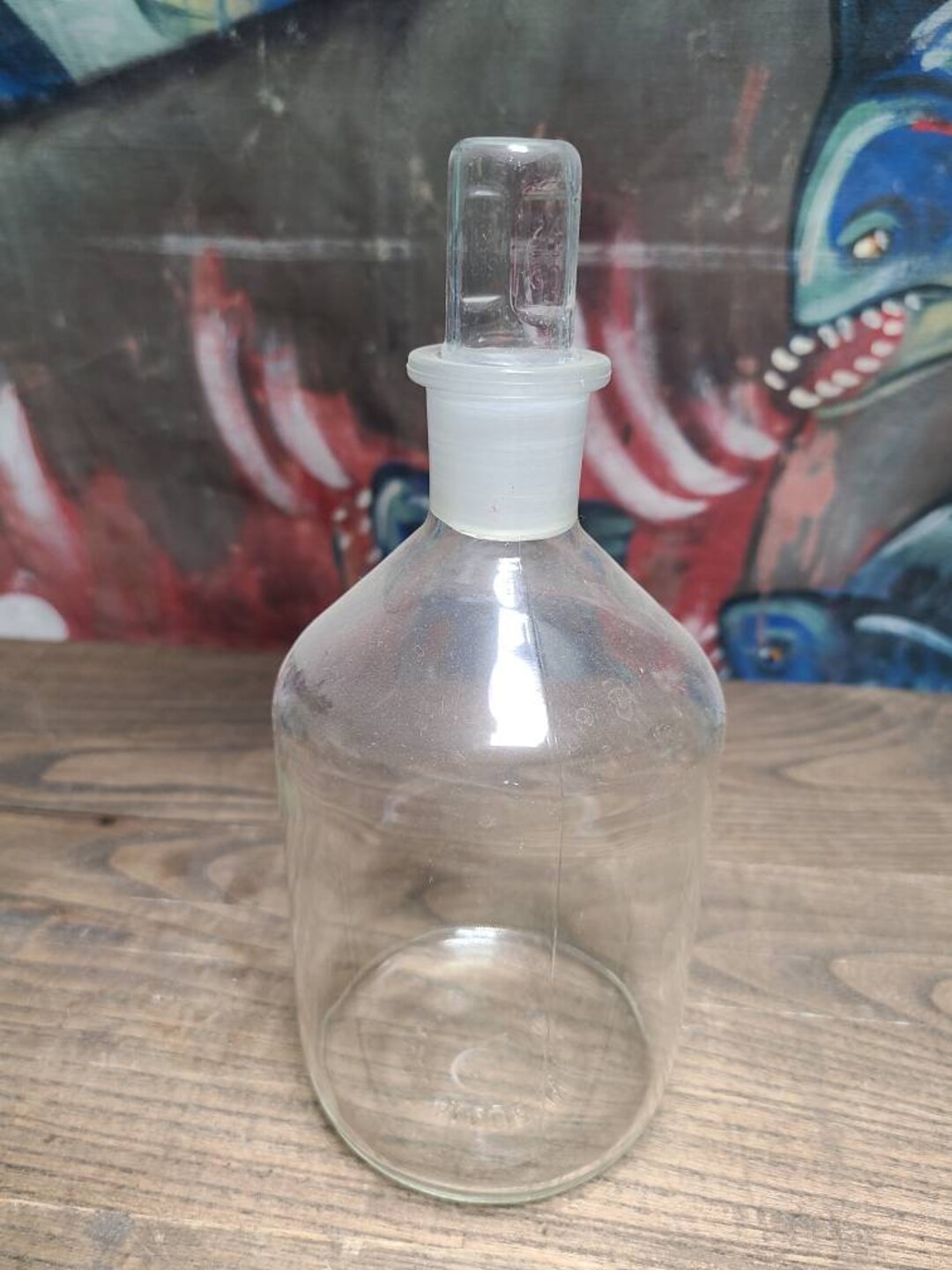Vintage Corning Glass Scientific Laboratory Narrow Mouth Regent Bottle ...