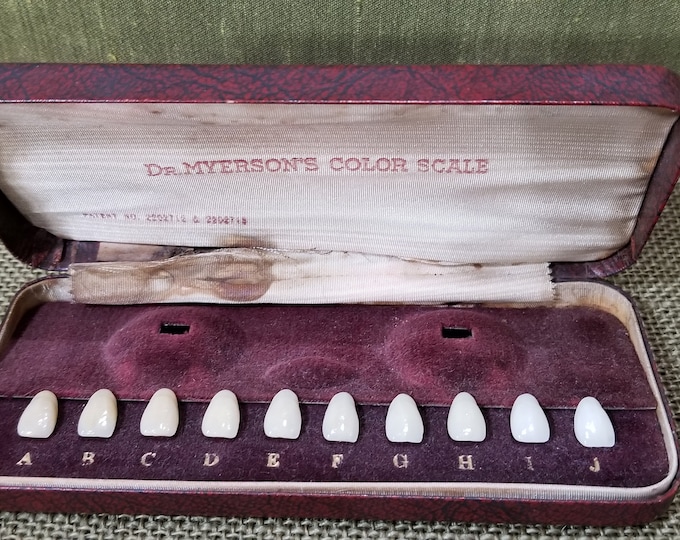 Doctor Myerson's Color Shade Scale Teeth for Dentist Dental DDS - Etsy