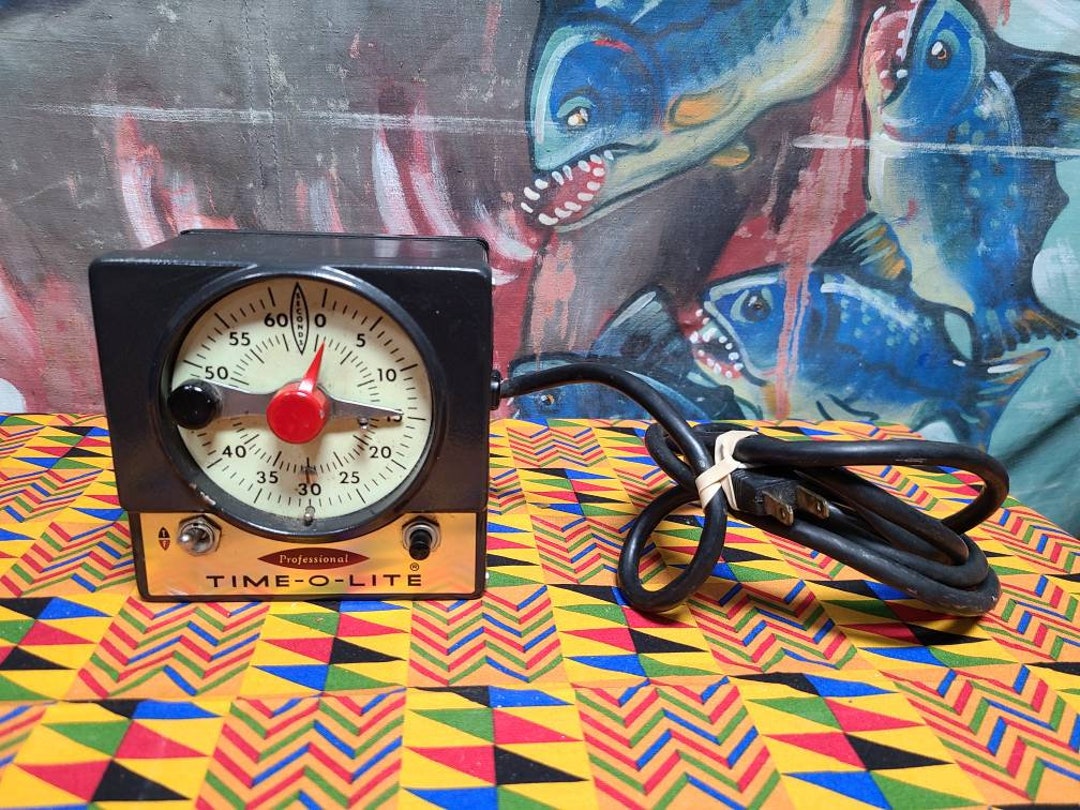 Antique Retro Photographers Time-o-lite Photographic Timer Switch Darkroom Film Exposure ...