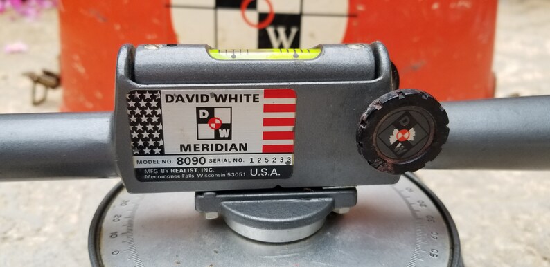 Vintage David White Instruments Surveying Transit in Case | Etsy