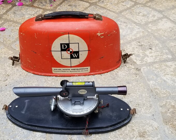 Vintage David White Instruments Surveying Transit in Case DW-8090 Level ...