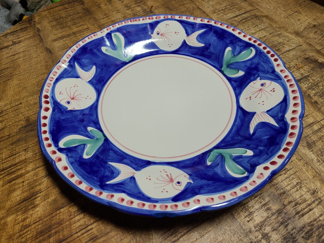 Gorgeous Vintage Ceramic Artistica Solimene Vietri Style Campagna Made ...