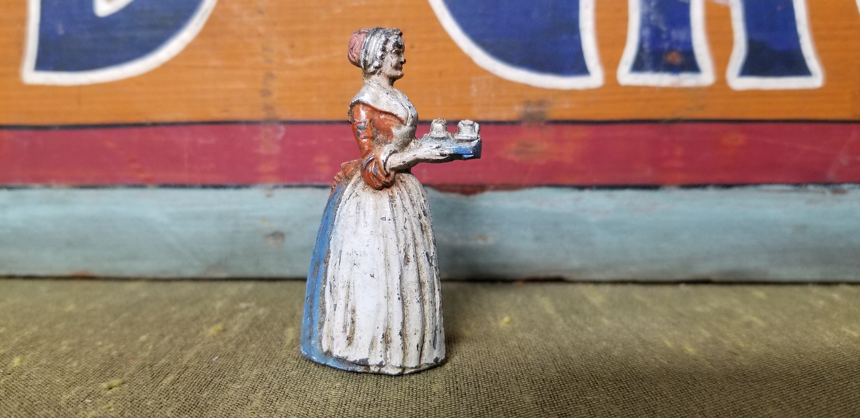 Vintage 1930's Small Size Baker Girl Figural Metal | Etsy
