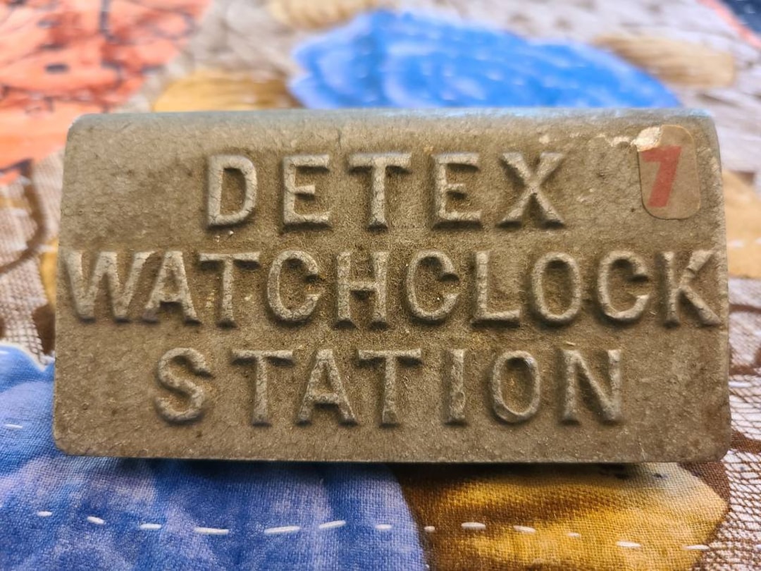 Underwriters Laboratories Industrial Factory Detex Station Watchman ...