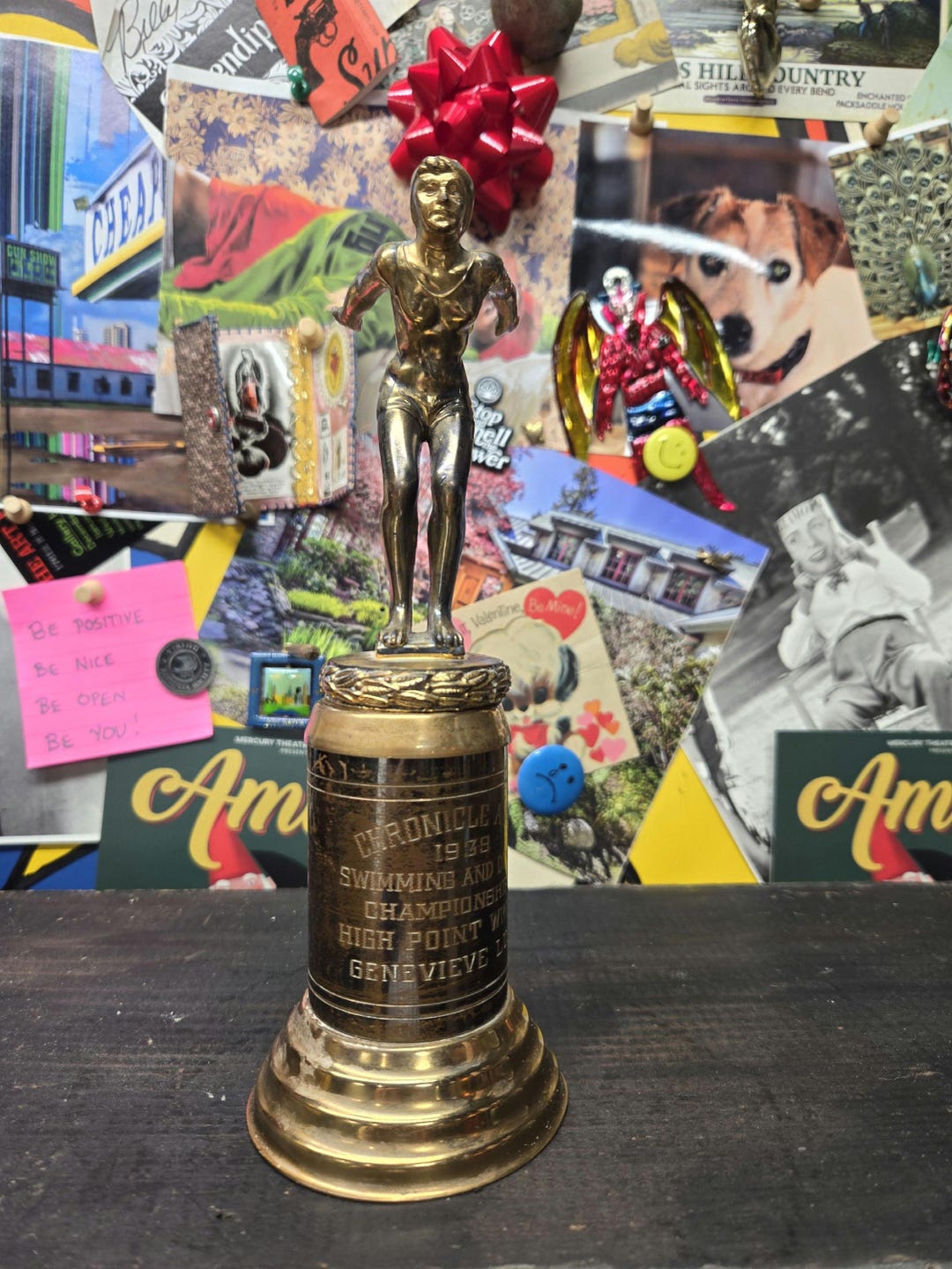 Art Deco Dodge Trophies 1939 Chronicle AAU Swimming and Diving ...
