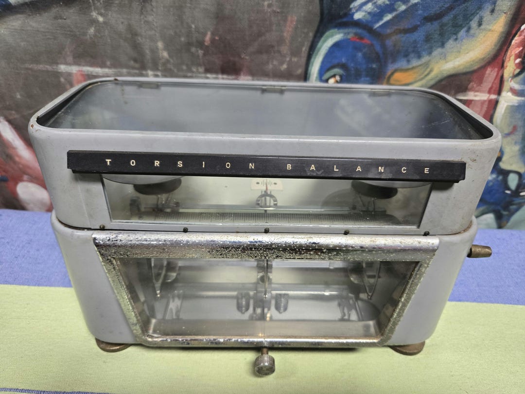 Antique Vintage Torsion Balance Co Clifton NJ Mechanical RX ...