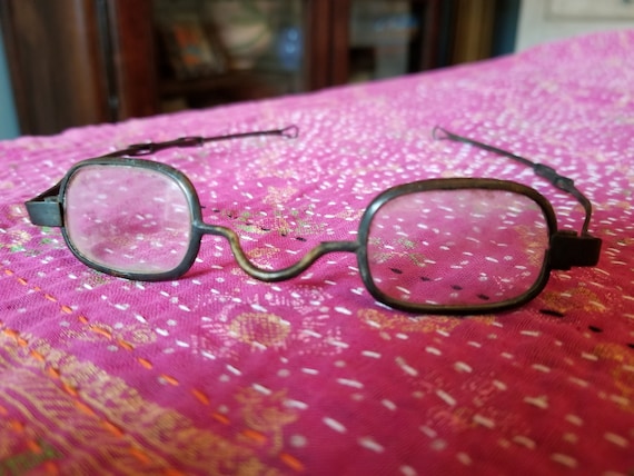 Victorian Eyeglasses Eye Wear with Clear Lenses adjus… - Gem