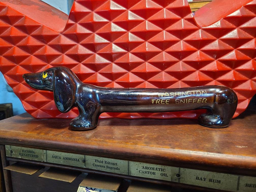 Vintage Washington Tree Sniffer Daschund Weiner Dog Shaped - Etsy