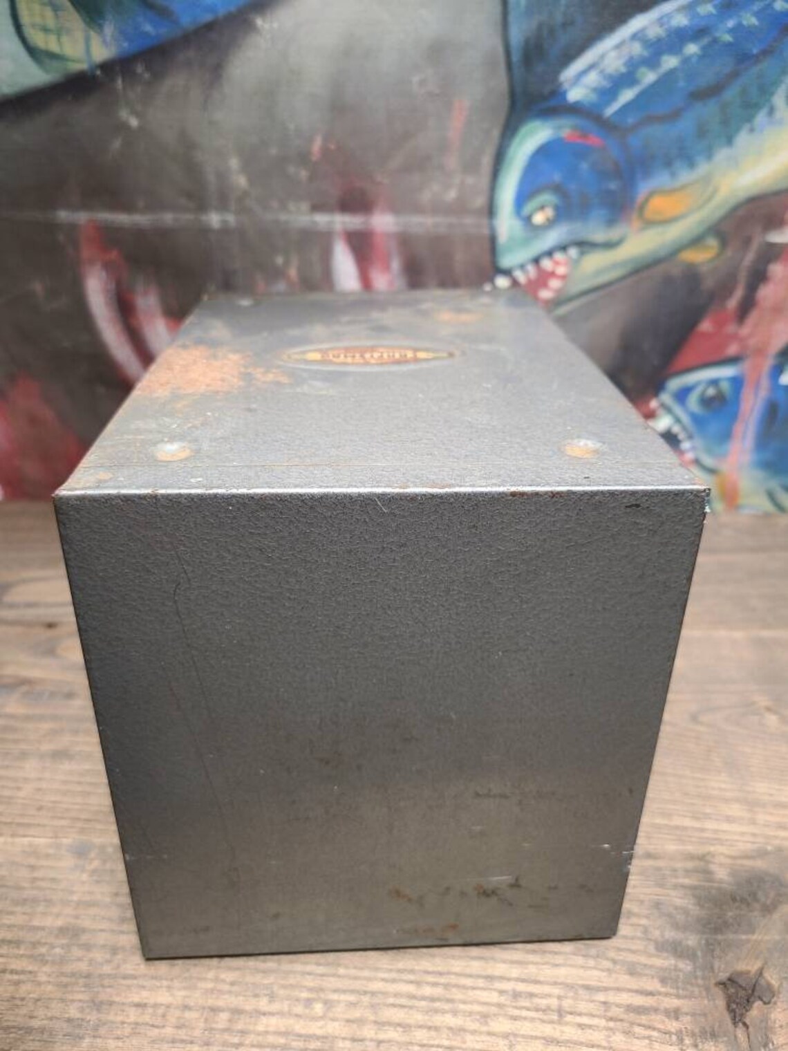 Vintage 1950's Industrial Craftsman Metal Store Display Parts Cabinet ...