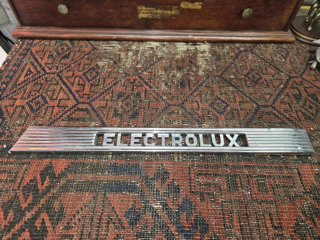 Vintage Chrome Electrolux Vacuum Cleaner Name Plate Badge Emblem - Etsy