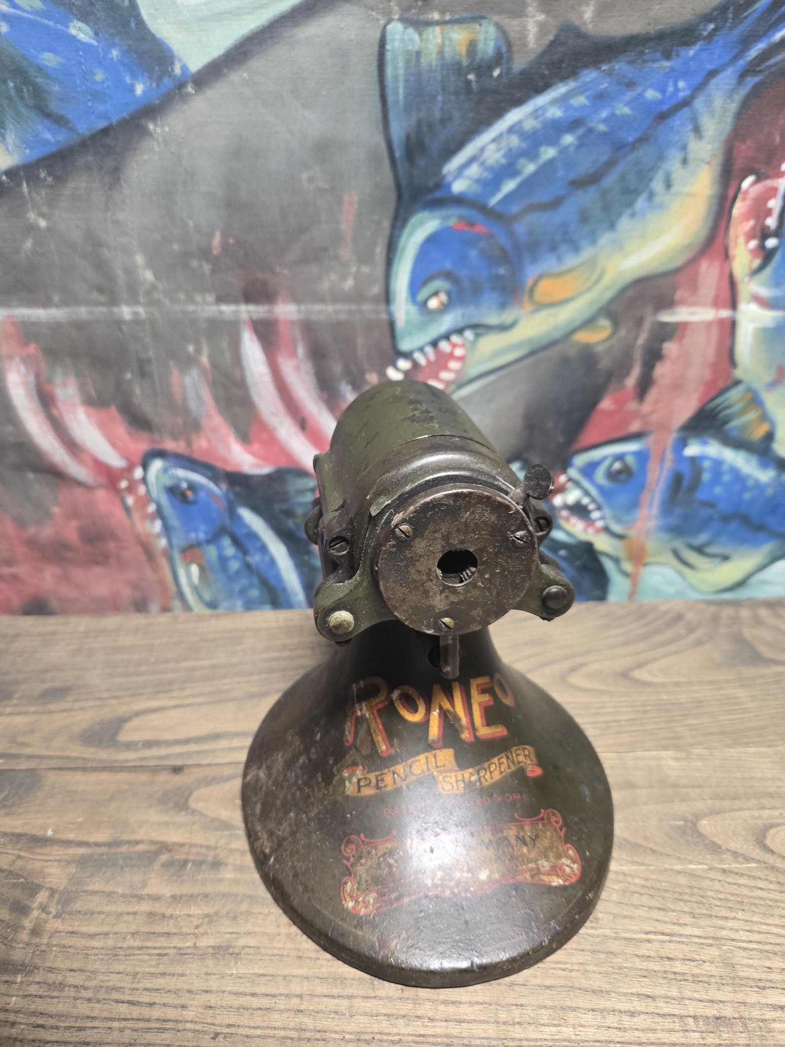 Rare Antique 1910-1913 Roneo Mushroom Heavy Desk Mount Mechanical ...